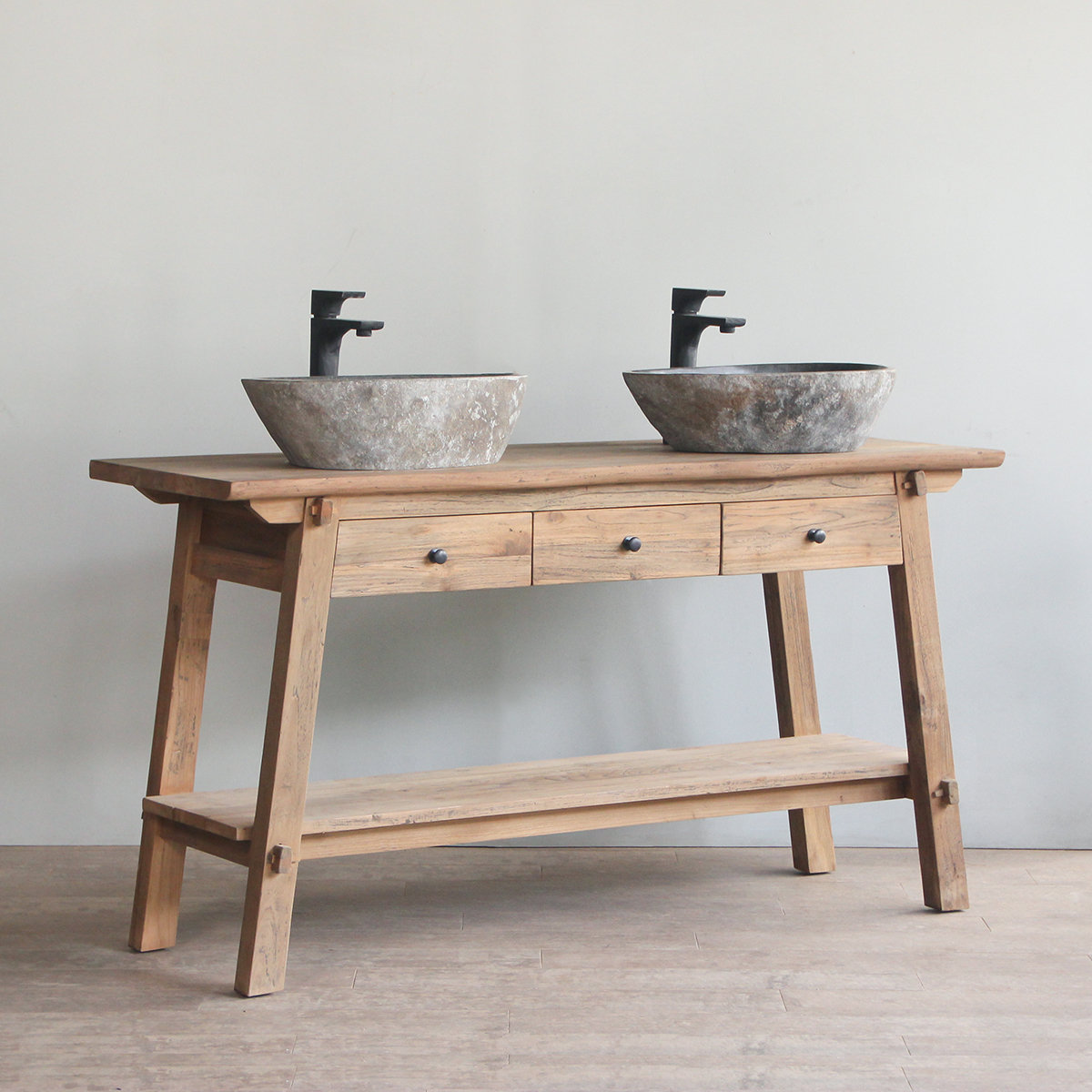 Vanity Double Bathroom Cabinet | KAYULAMA